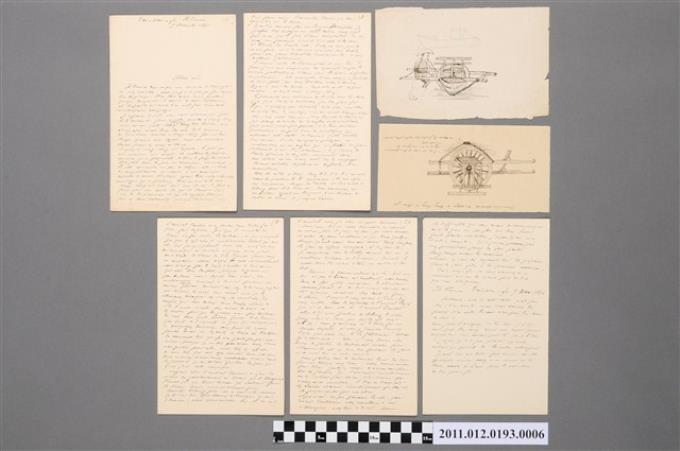 清法戰爭期間Rene Coppin書信6 - 藏品資料 - 國立臺灣歷史博物館典藏網